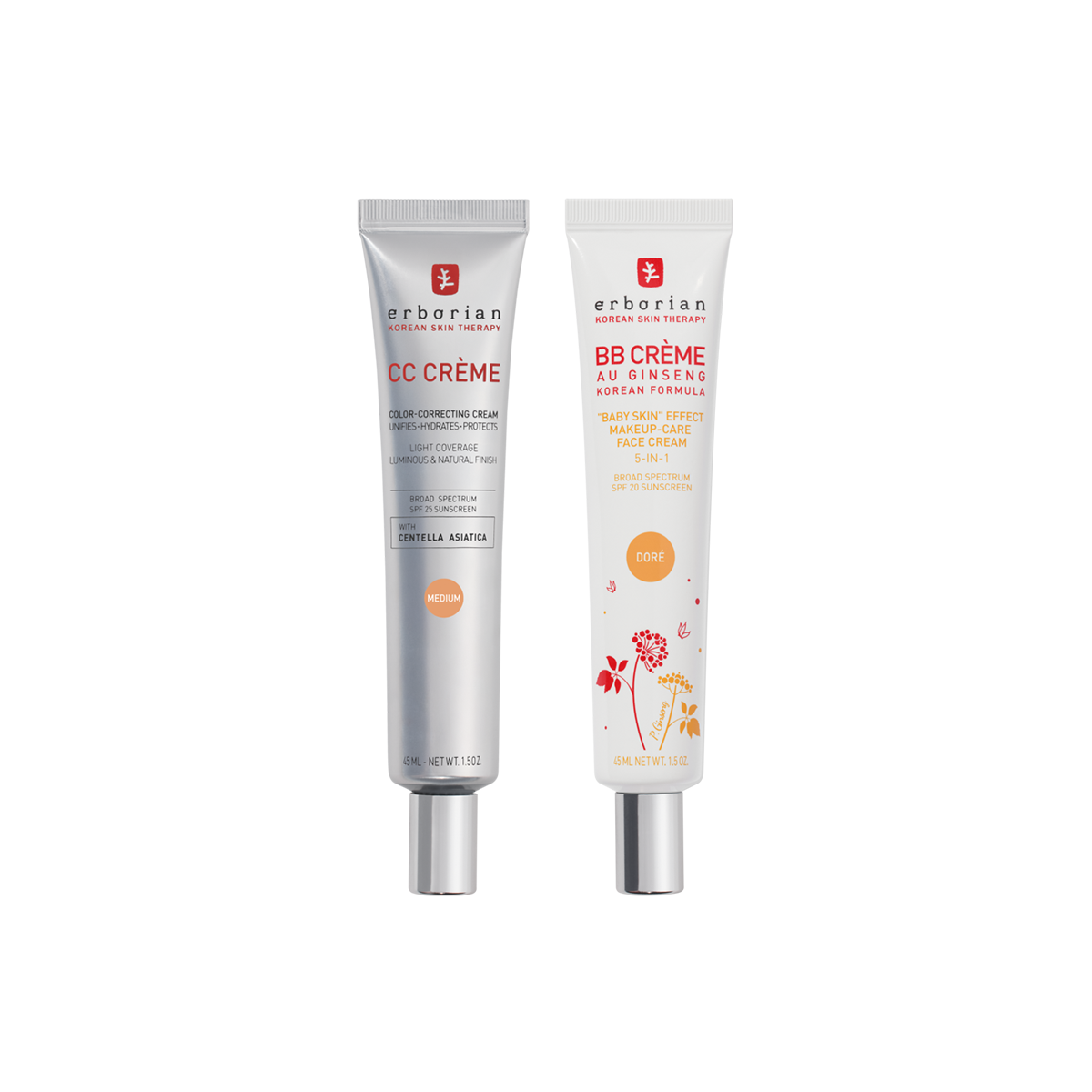 BB and CC Cream Duo Golden/Medium | Erborian US