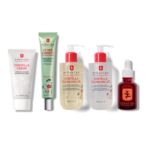 Full Centella & CC Red Correct Routine | Erborian US