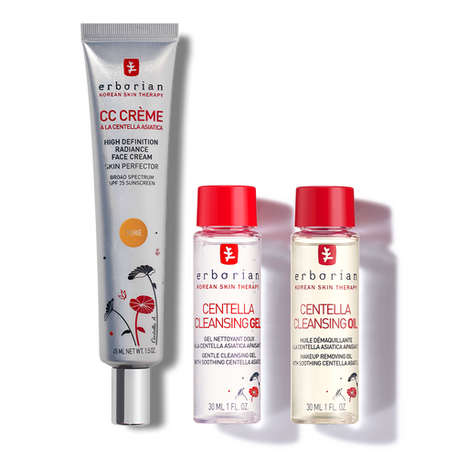 Trio CC Cream Dore & Korean Double Cleansing | Erborian US
